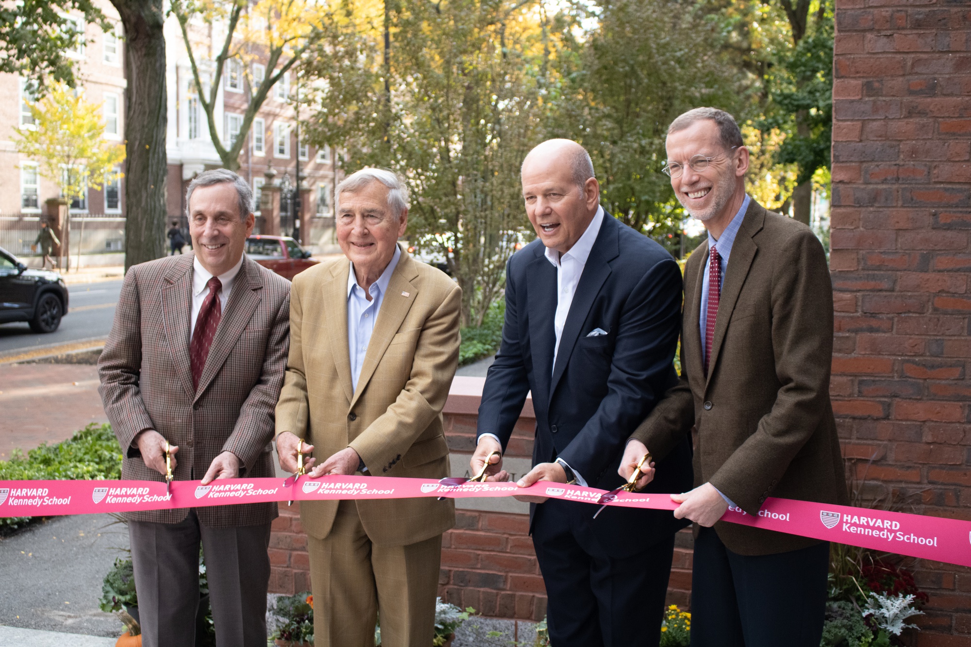 Harvard Kennedy School Unveils Plaza Dedicated to Former Dean Graham T. Allison ’62 | News | The ...