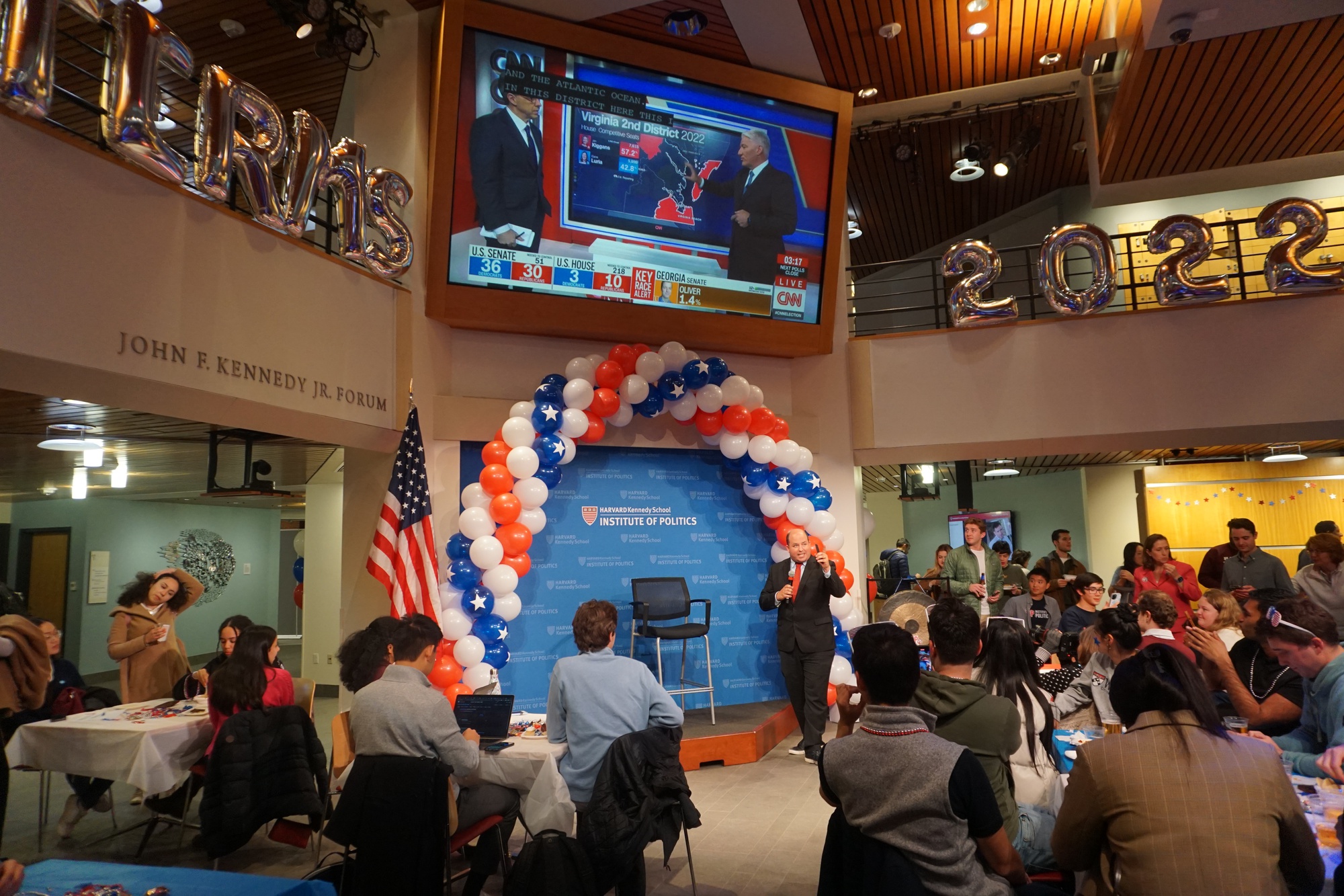 Students Await Fate of 2022 Midterm Elections at Harvard IOP Watch ...