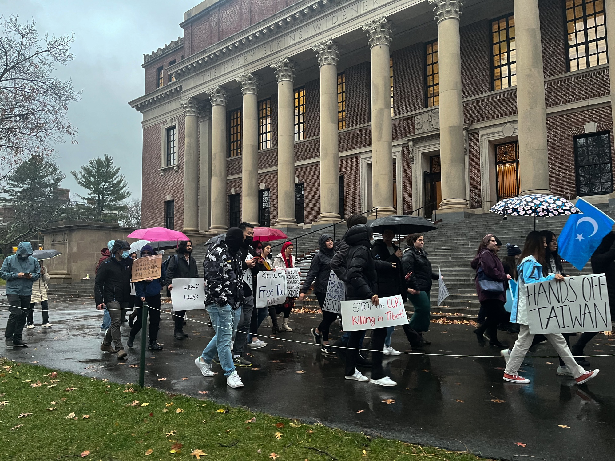 Protestors March Through Harvard Square, Hold Vigil for Victims of ...