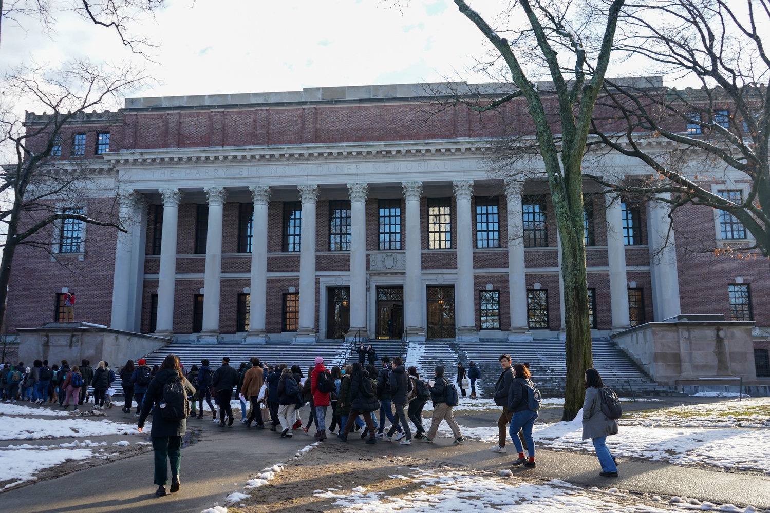 Comaroff Protest in Front of Widener | News | The Harvard Crimson