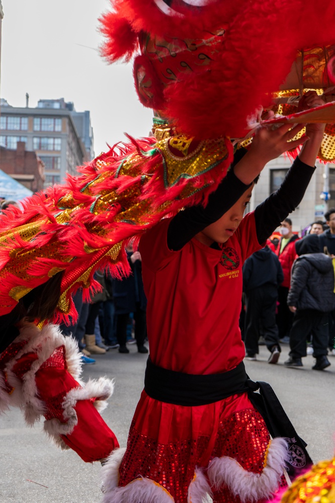 Child in Red Lion Costume | Multimedia | The Harvard Crimson