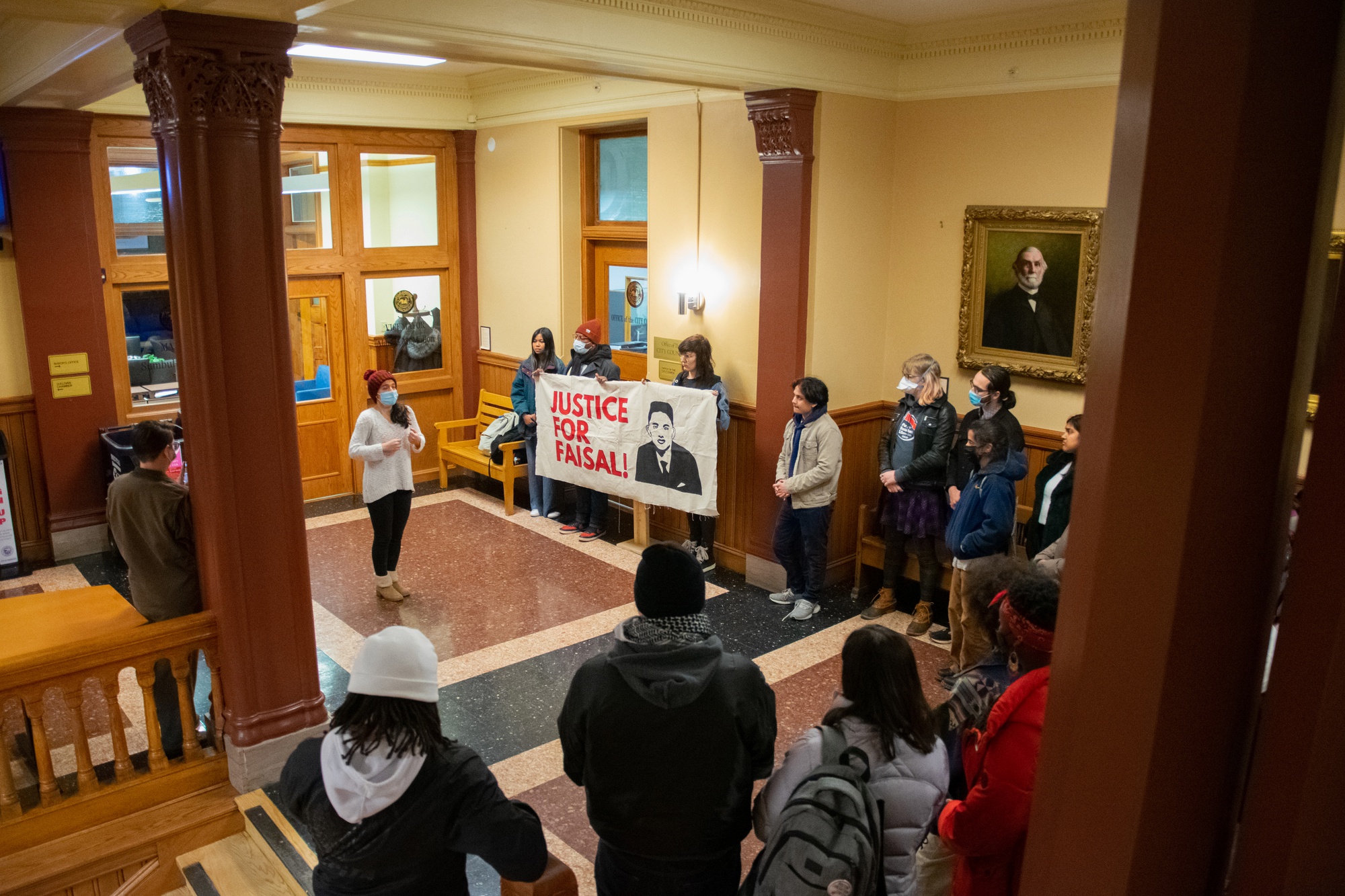 Demanding Answers for Sayed Faisal’s Killing by Police, Protesters ...