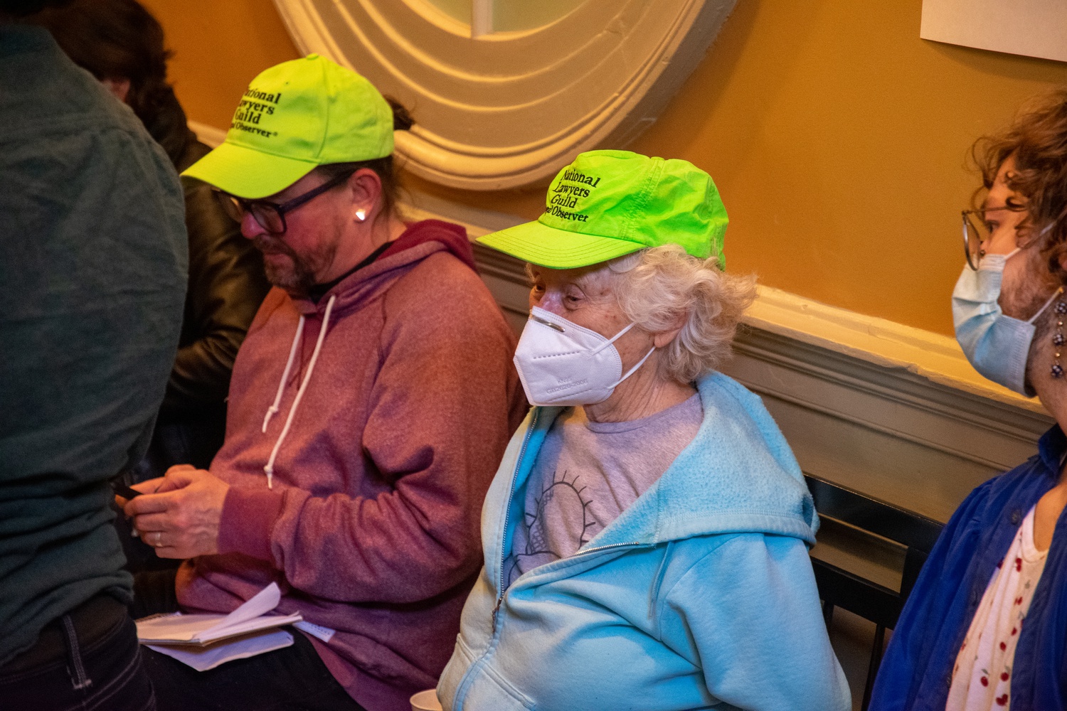 Lawyers Guild Observer Members at University Hall | News | The Harvard ...