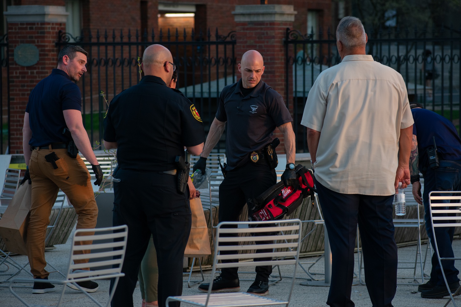 CPD and HUPD Cops Gather at Science Center Plaza | News | The Harvard ...