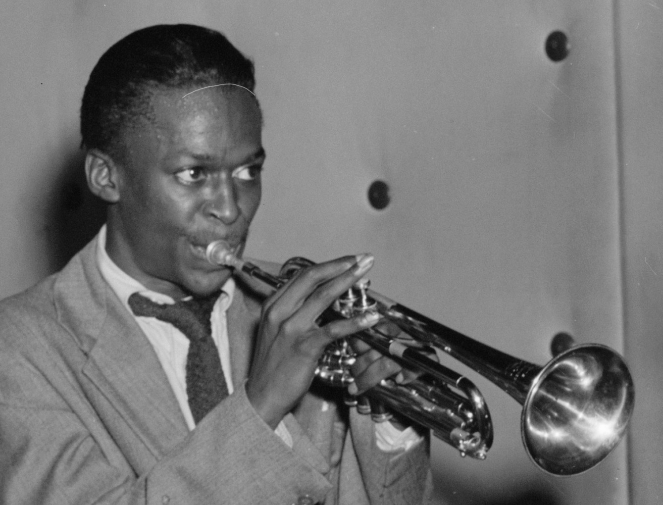 Image of Miles Davis playing the trumpet. | Arts | The Harvard Crimson