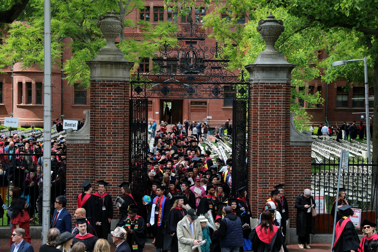 Graduates Leave the Yard Gates | Multimedia | The Harvard Crimson