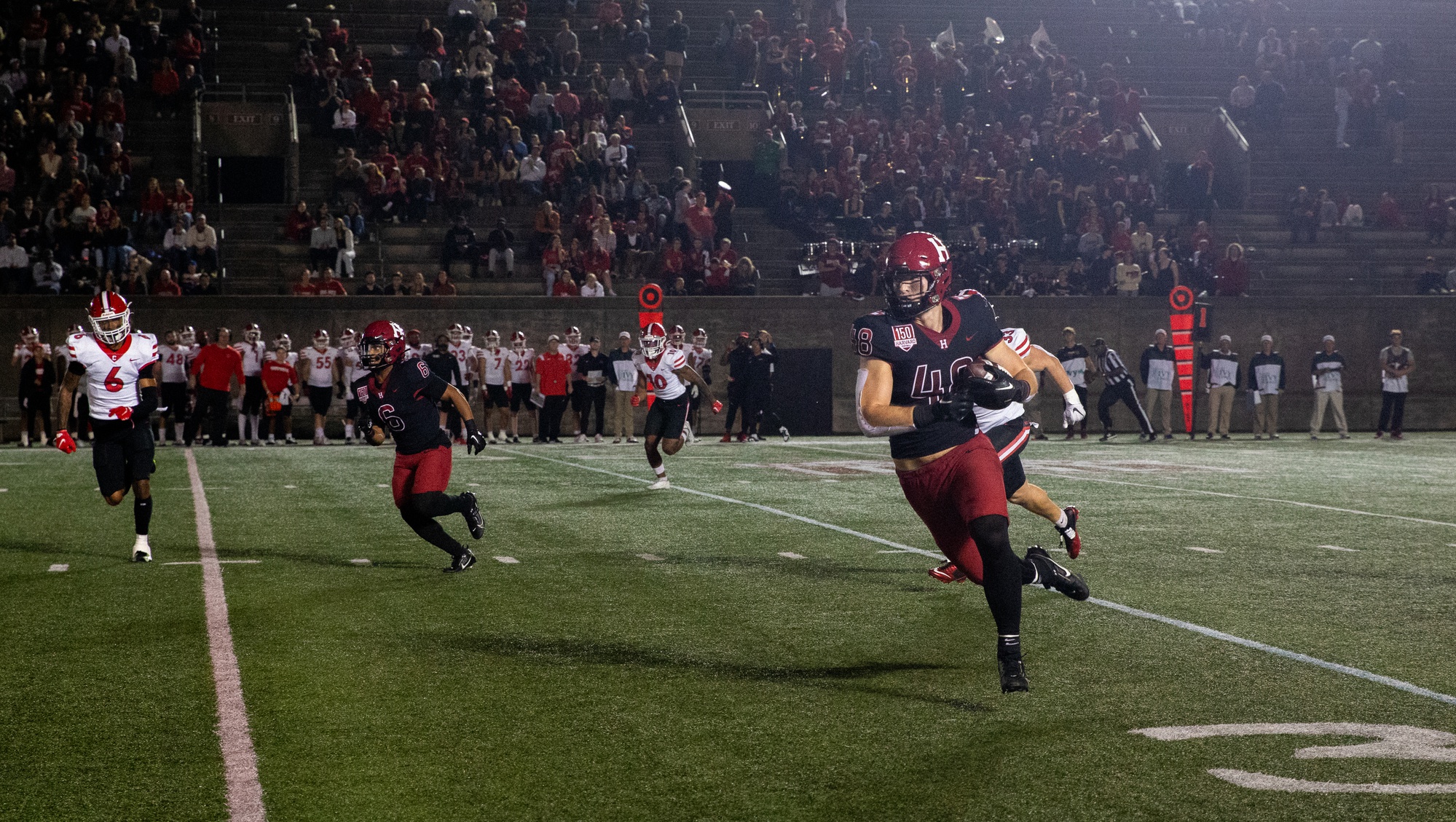 A Crimson Hot Streak: No. 18 Harvard Football Defeats Cornell, 41-23 ...