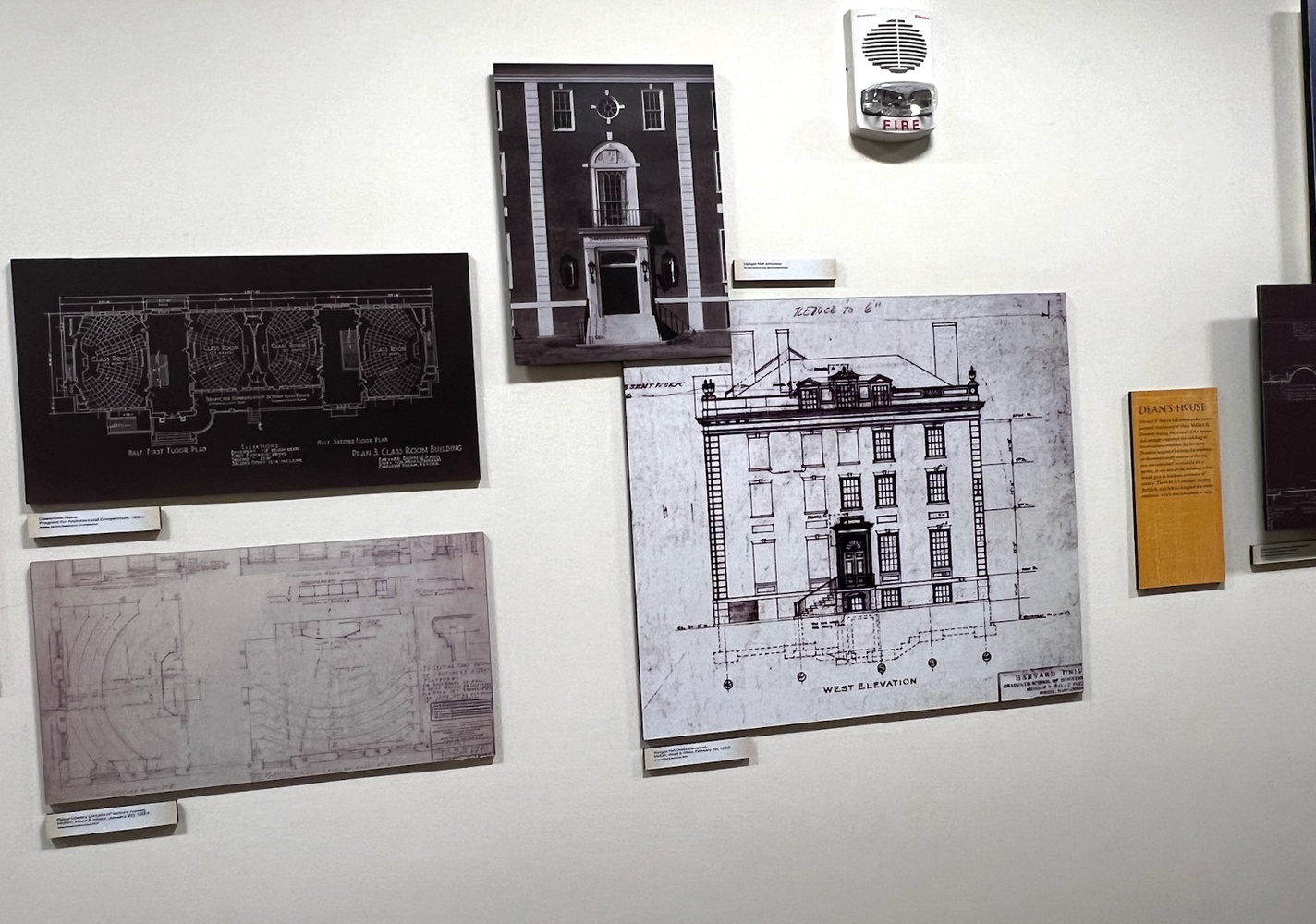 HBS Tunnel Display and Blueprints | Flyby | The Harvard Crimson