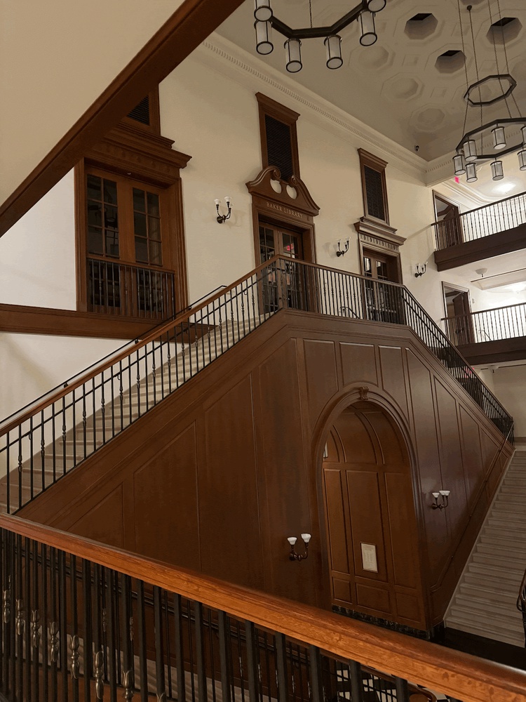 HBS Baker Library | Flyby | The Harvard Crimson