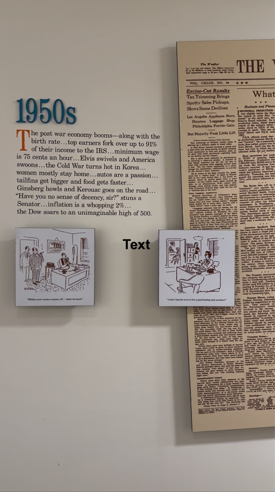 HBS Tunnel 1950s Art Installation | Flyby | The Harvard Crimson