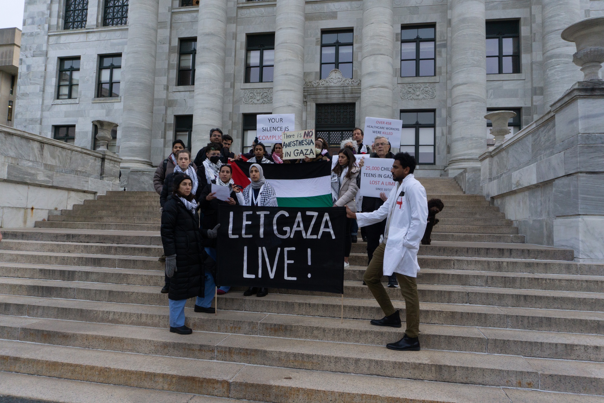 Healthcare Workers for Palestine Demand ‘Permanent Ceasefire’ at ...
