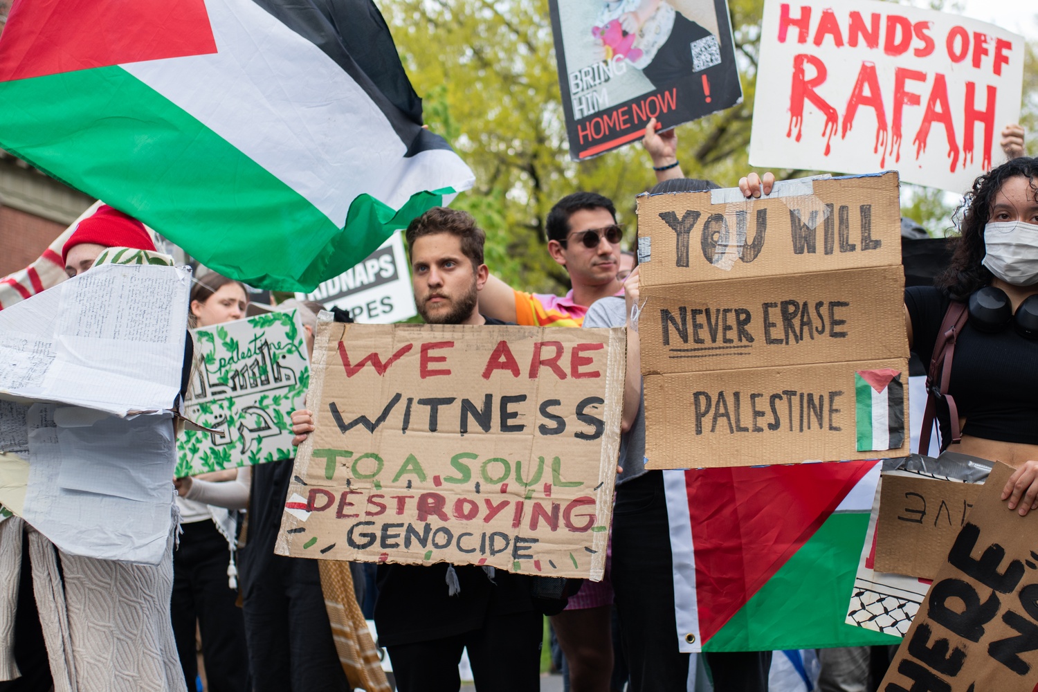 Pro-Palestine Organizers ahead of Press Conference | Multimedia | The ...