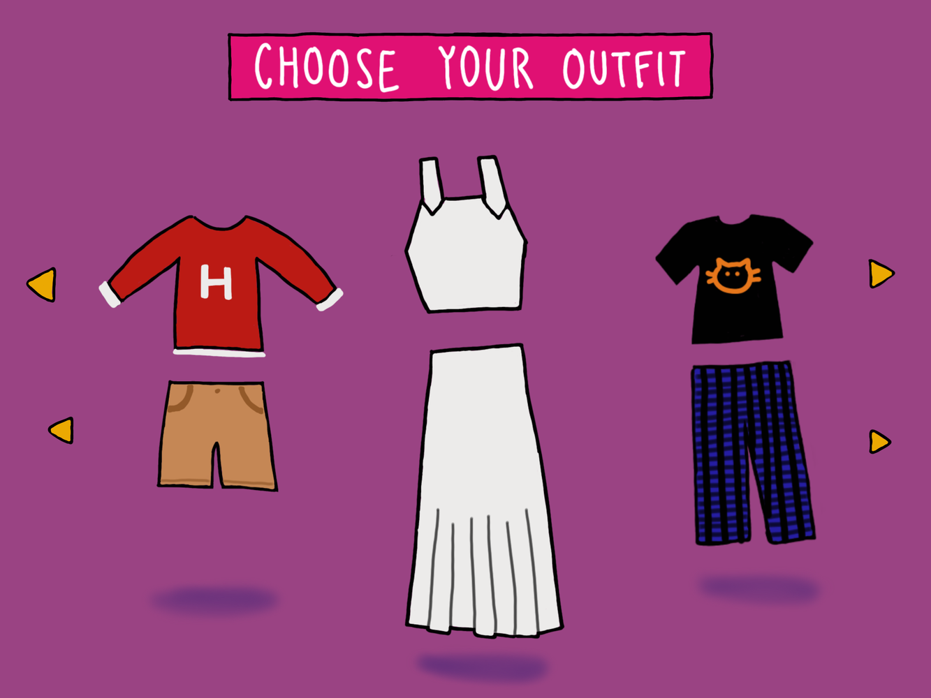 Senior commencement outfit graphic | Flyby | The Harvard Crimson