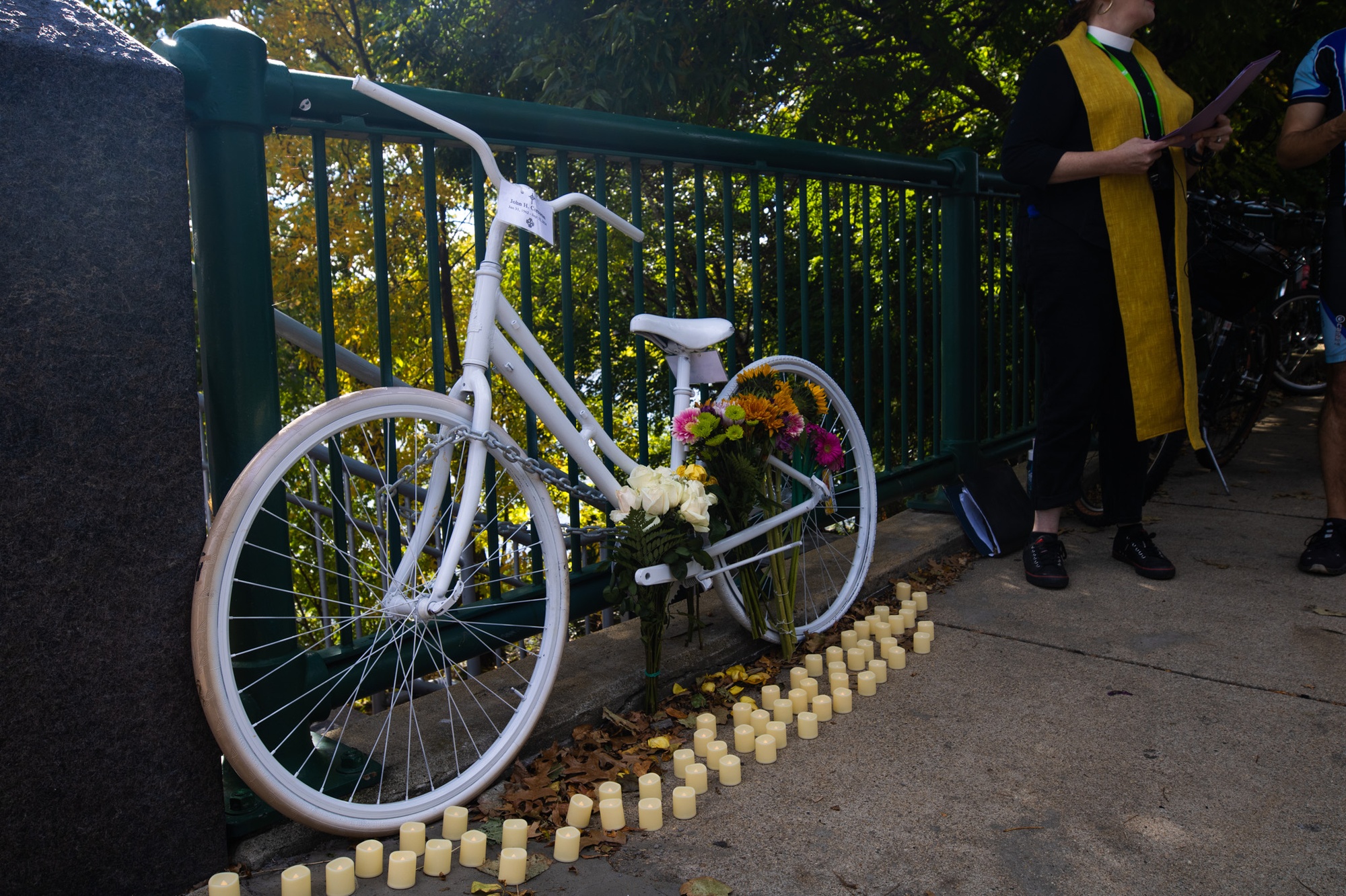 At Memorial for John Corcoran, Cyclists Grieve and Demand Action | News ...
