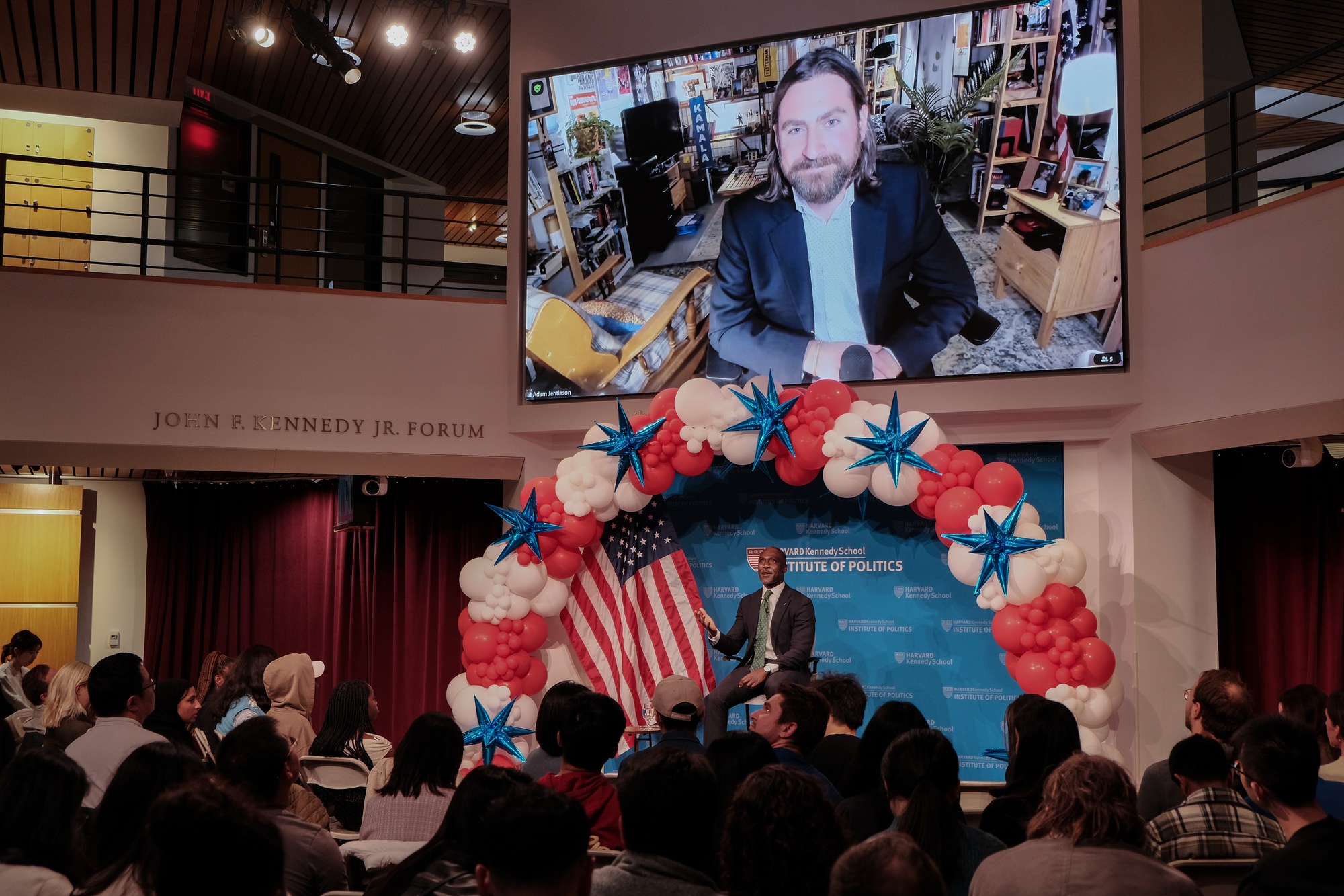 At Harvard Institute of Politics Election Watch Party, Hope and ...