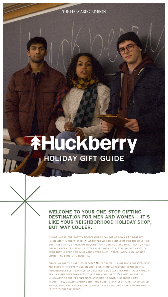 Huckberry Image 1 | Sponsored | The Harvard Crimson