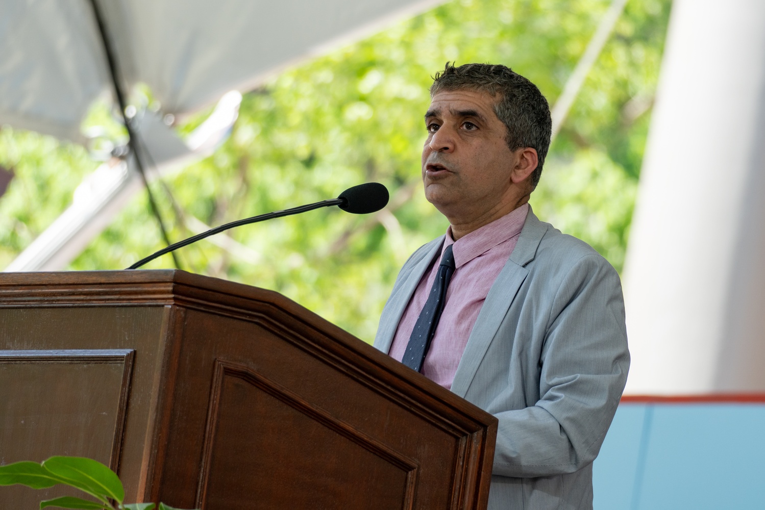 Dean Rakesh Khurana speaks at Commencement 2024 | News | The Harvard ...