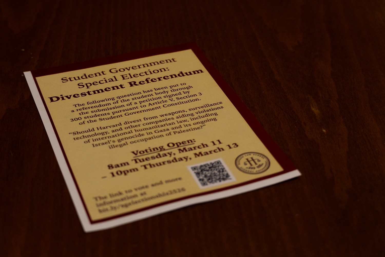 Divestment Poster | News | The Harvard Crimson