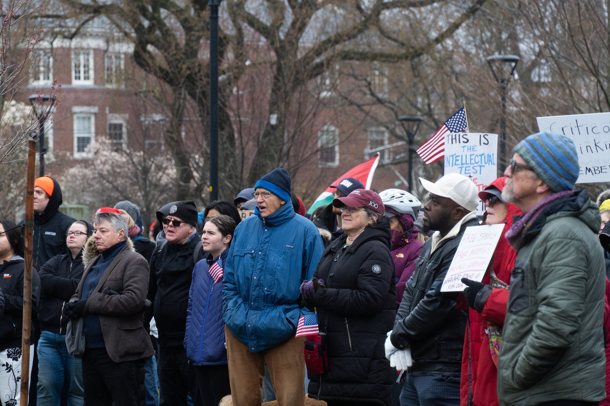 At Rally on Cambridge Common, Hundreds Call On Harvard To Defy Trump ...