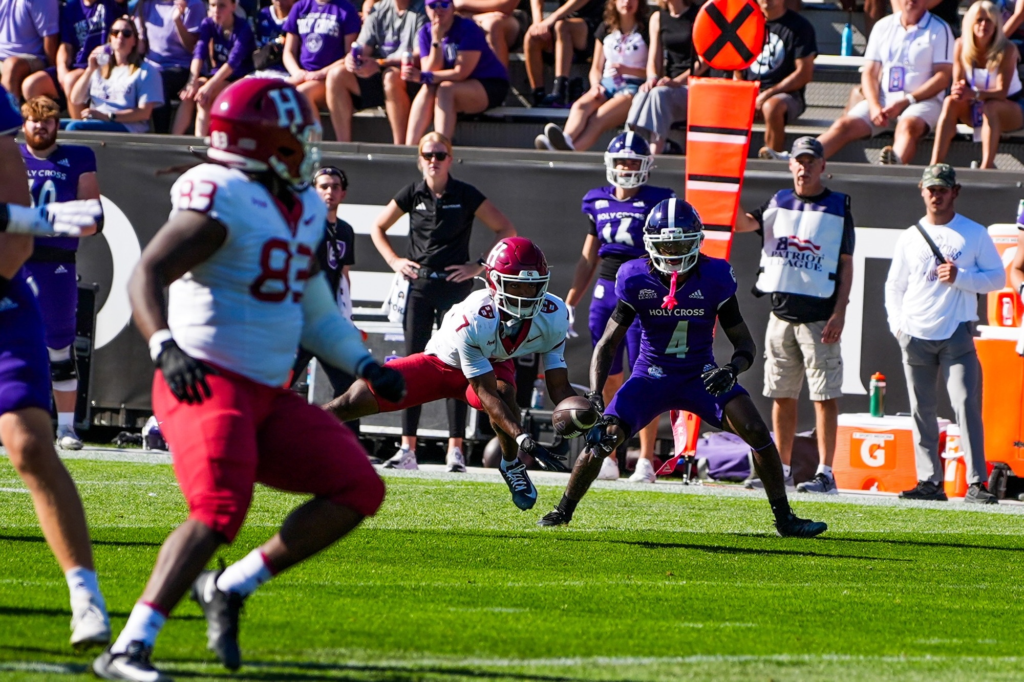 No. 25 Harvard Takes Down Holy Cross 59-24 in Dominant Road Performance ...