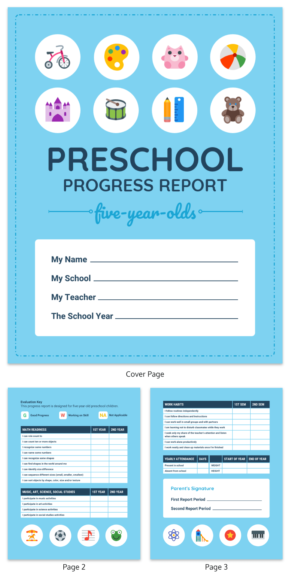 Pre K Progress Report