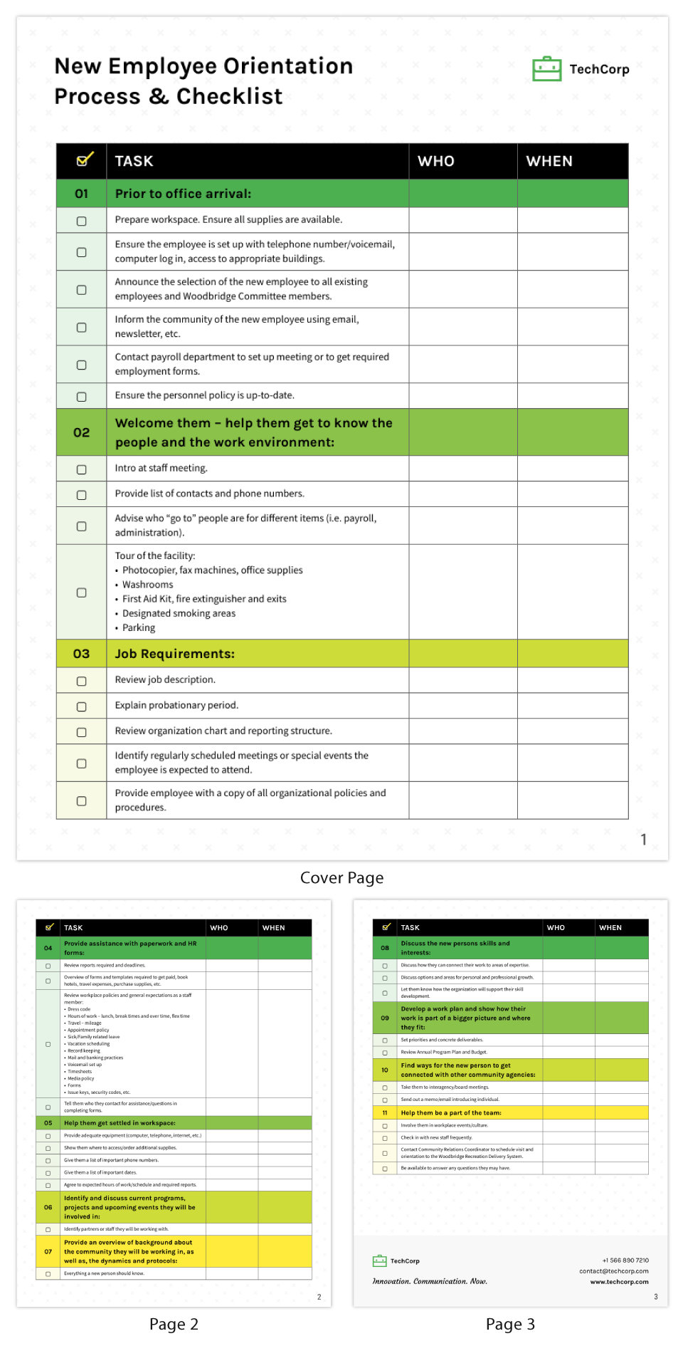 Process Checklist Excel