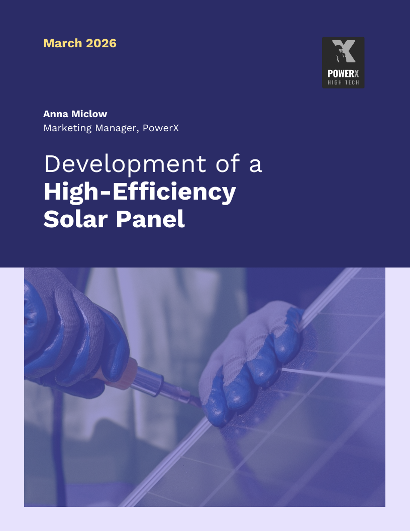 Dark Purple Engineering White Paper Template