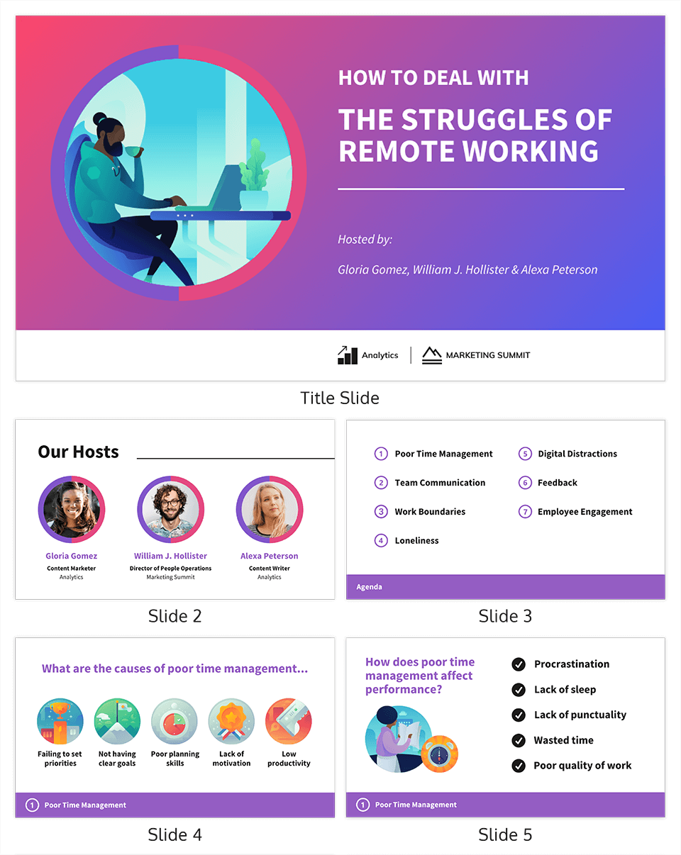 Gradient Human Resources Webinar Presentation Template