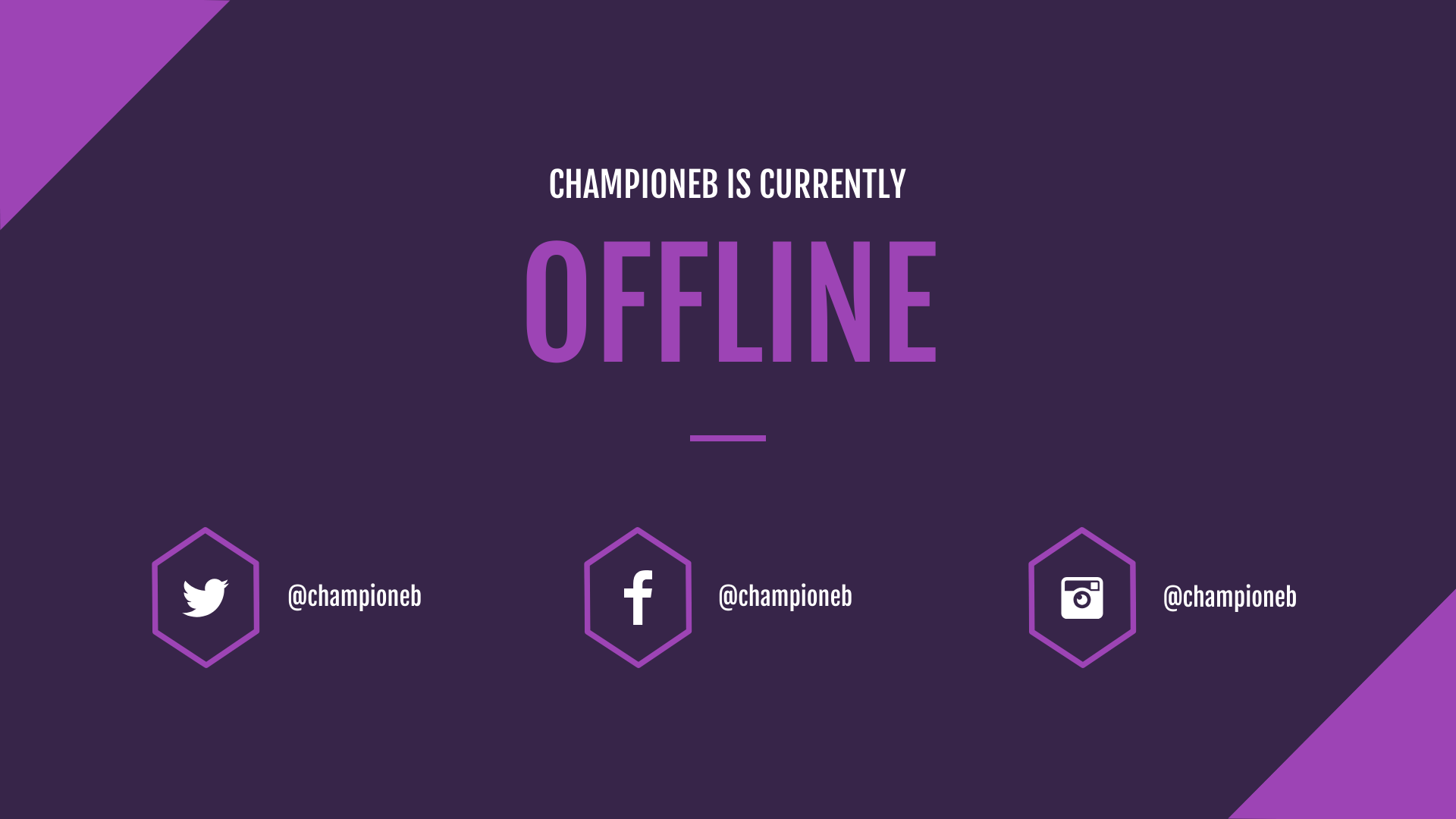 View Twitch Offline Banner Template Free However Its 