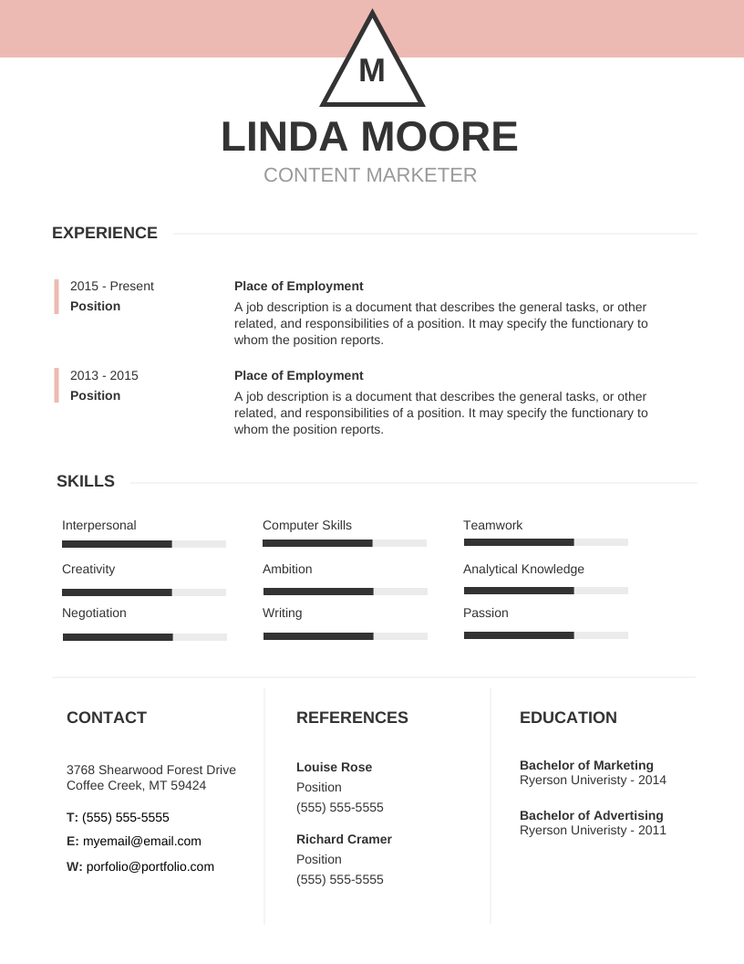 Basic Professional Resume
