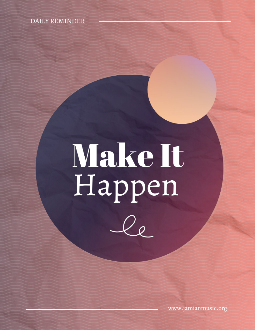 Red Modern Abstract Simple Poster Template