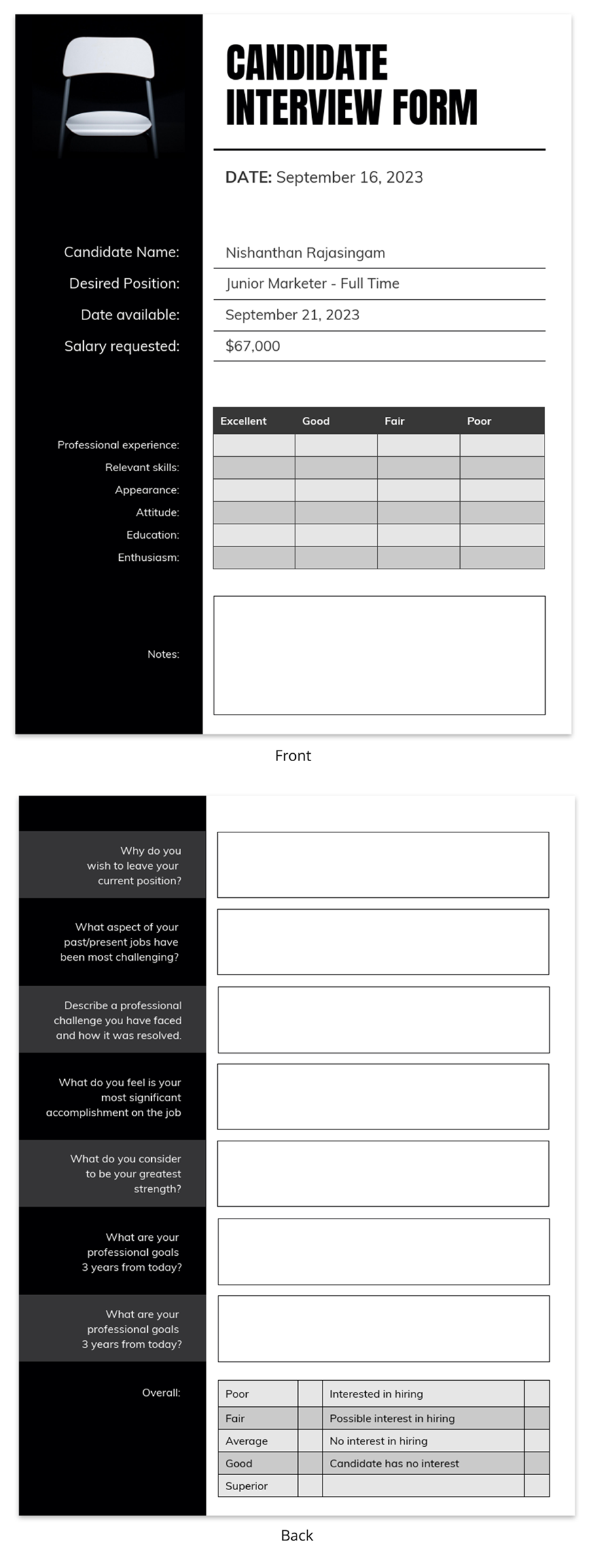 Job Leaveexit Interview Form Template Ms Word Word Excel Templates Vrogue