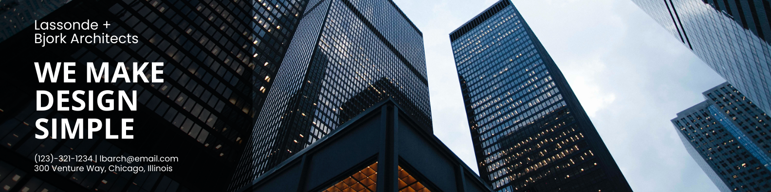 Corporate LinkedIn Banner Template Venngage
