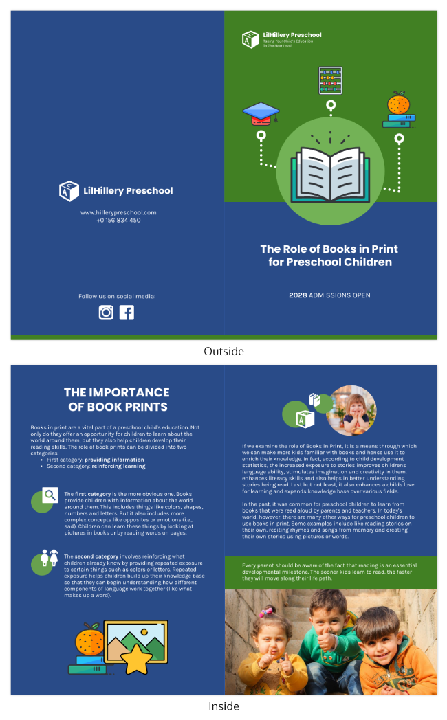 Educational Handout Template Venngage