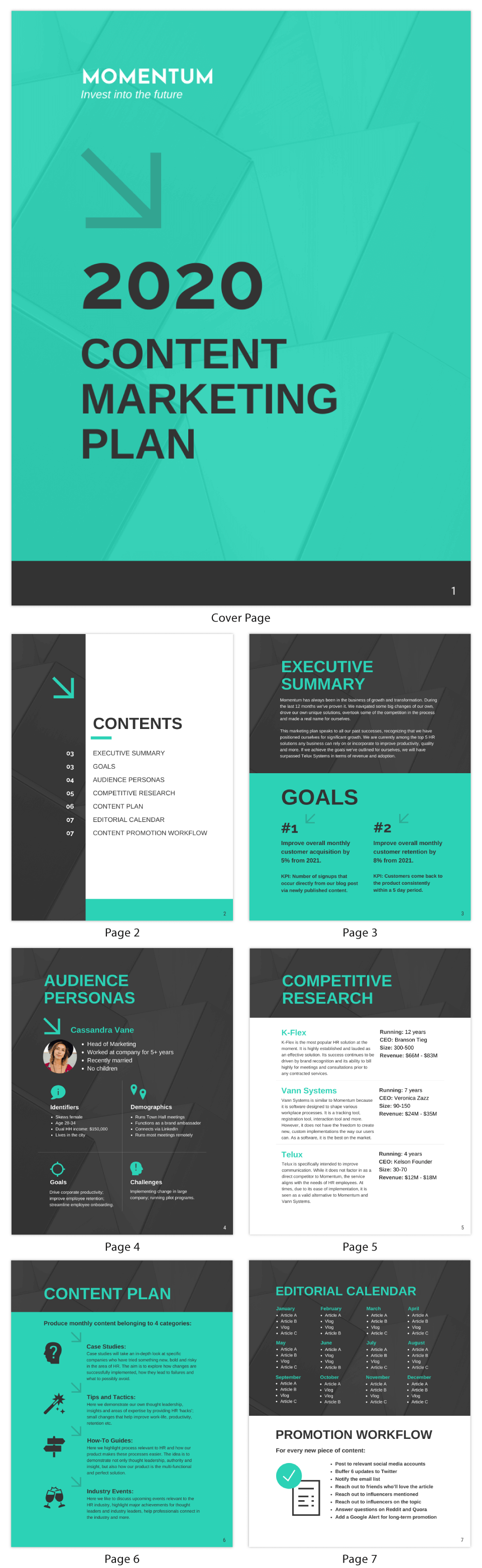 Content Marketing Plan Venngage