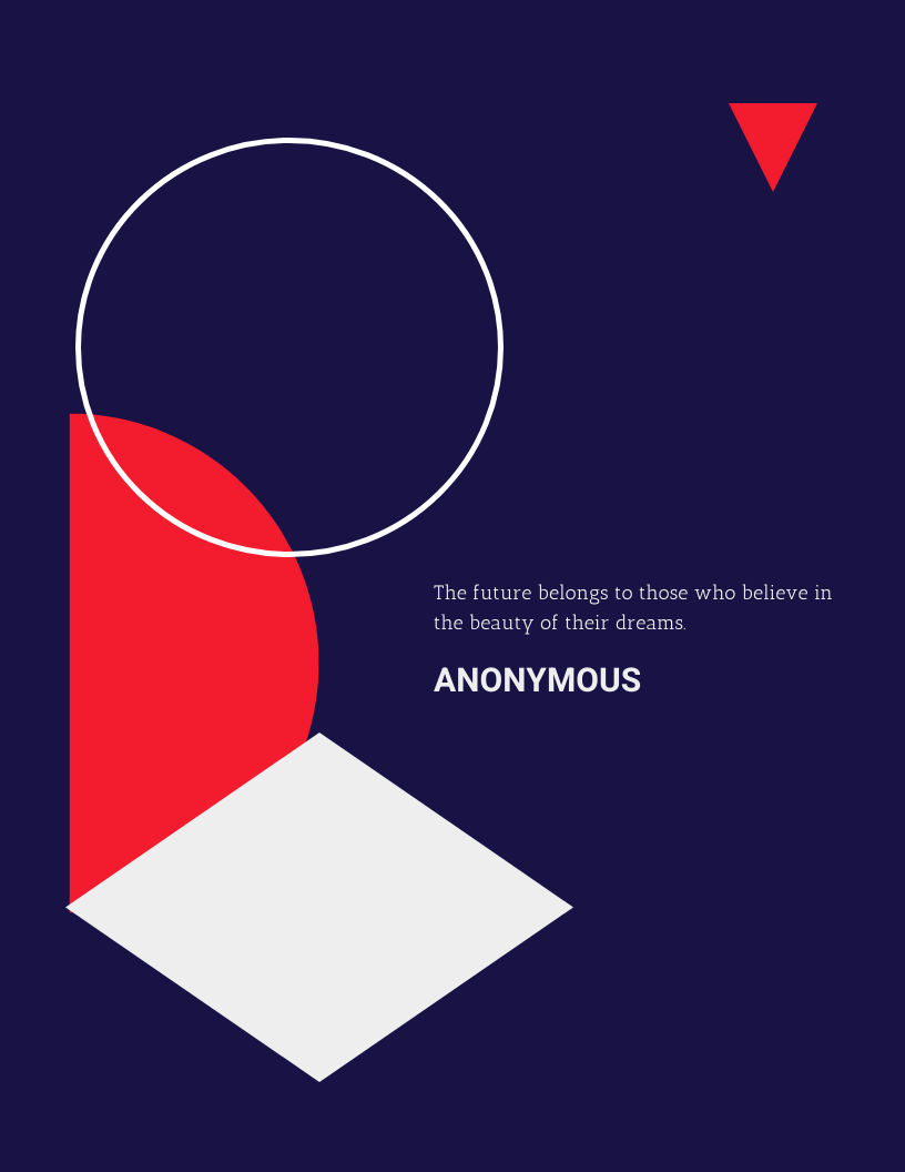 Abstract poster blue round box Template