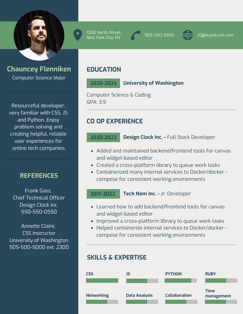 College Student Resume