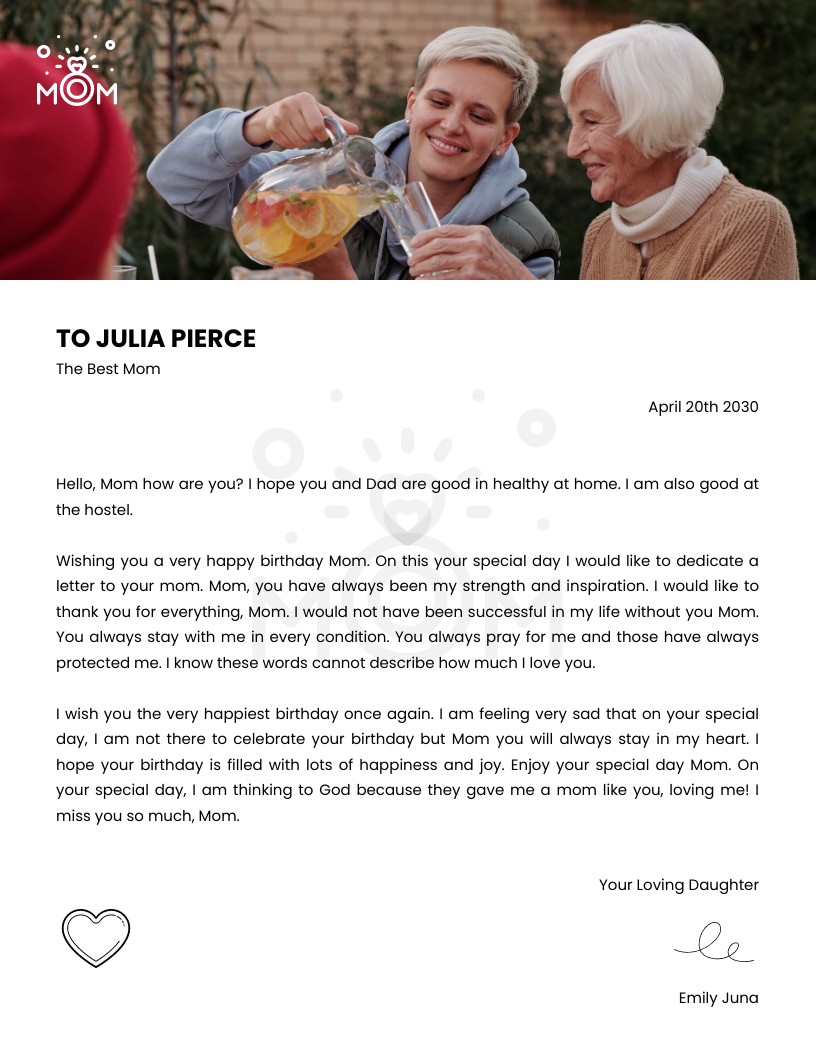 White Clean Minimalist Business Family Letterhead