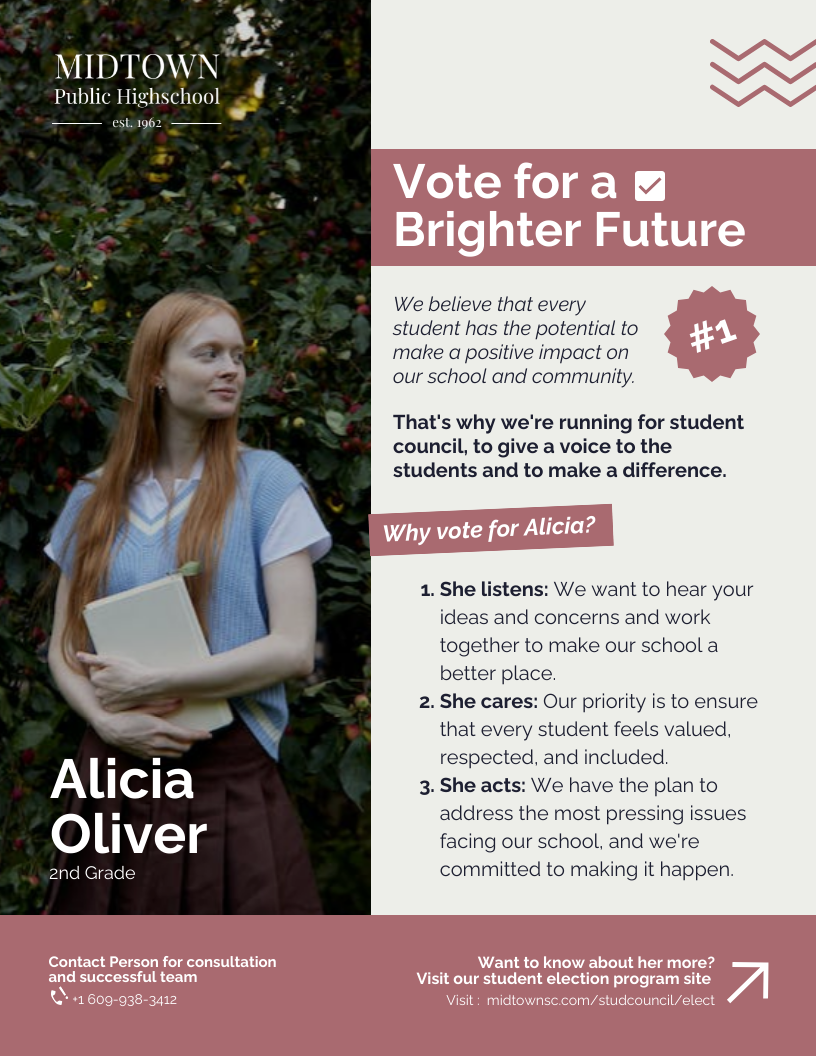 Platform Examples For School Election At Ellie Ezell Blog