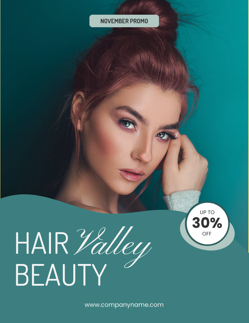 Emerald Beauty Flyer Hair Salon