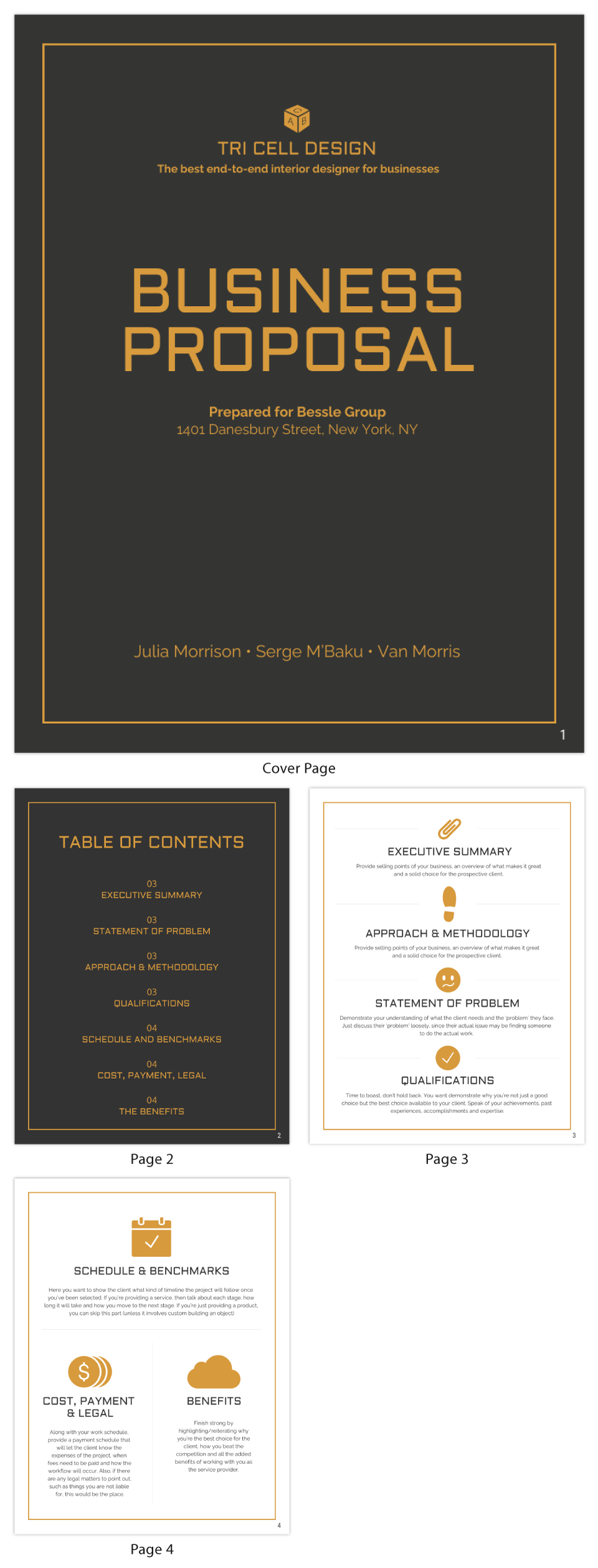 Business Proposal Outline Venngage