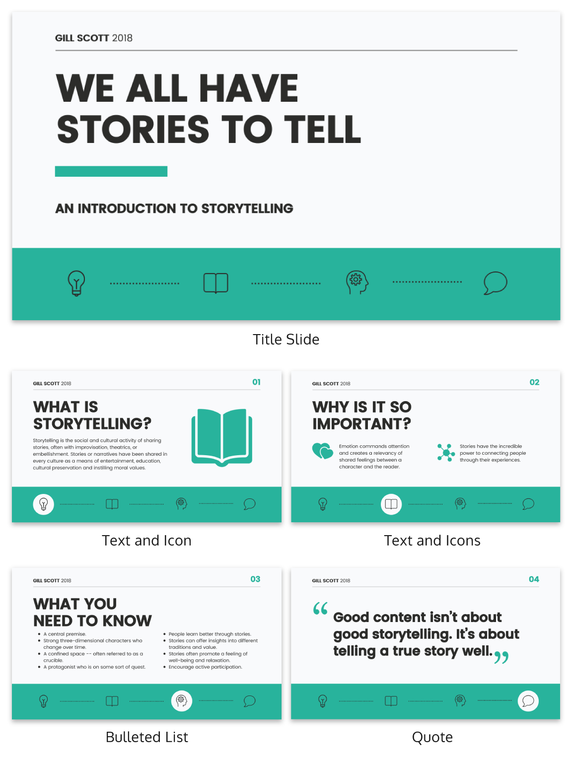 Storytelling Presentation Venngage