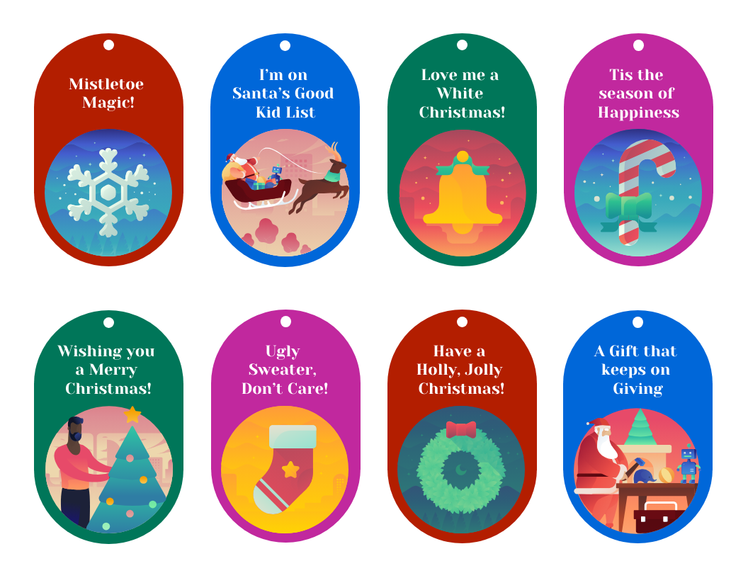 Free Gift Tags Printable Venngage