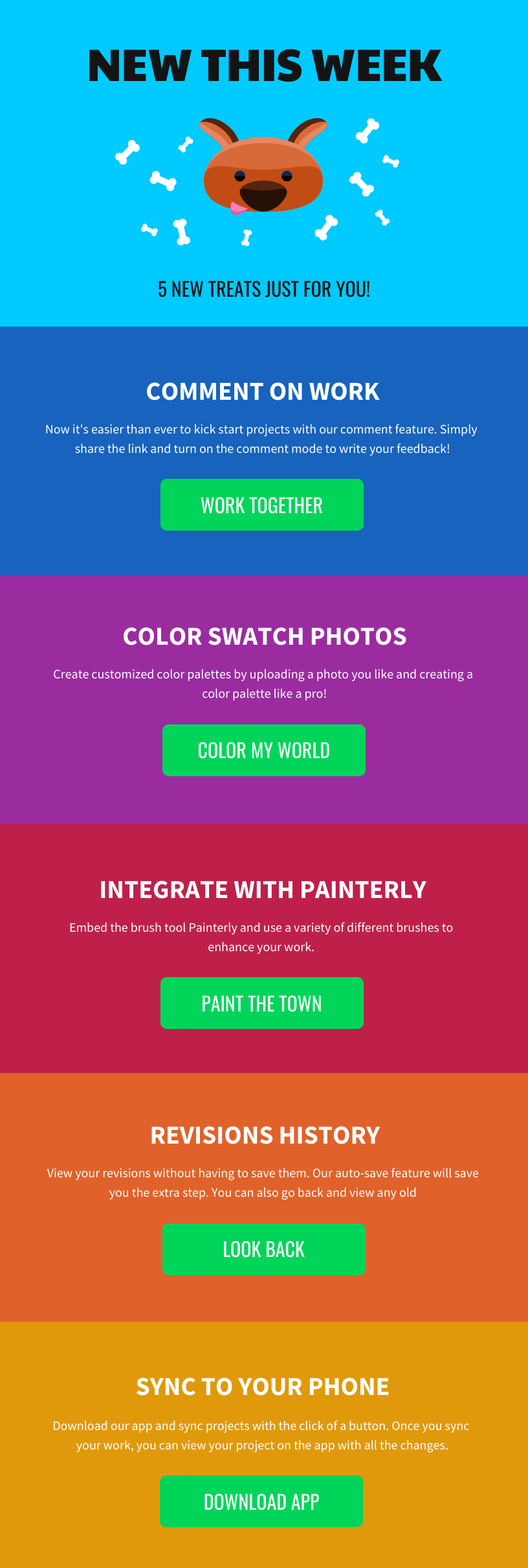 Colorful Event Newsletter Venngage