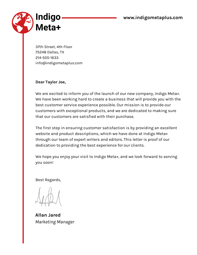 Business Letterhead Venngage
