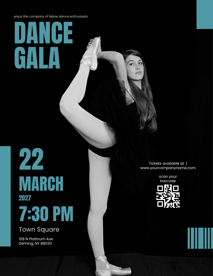 Green Black Dance Gala