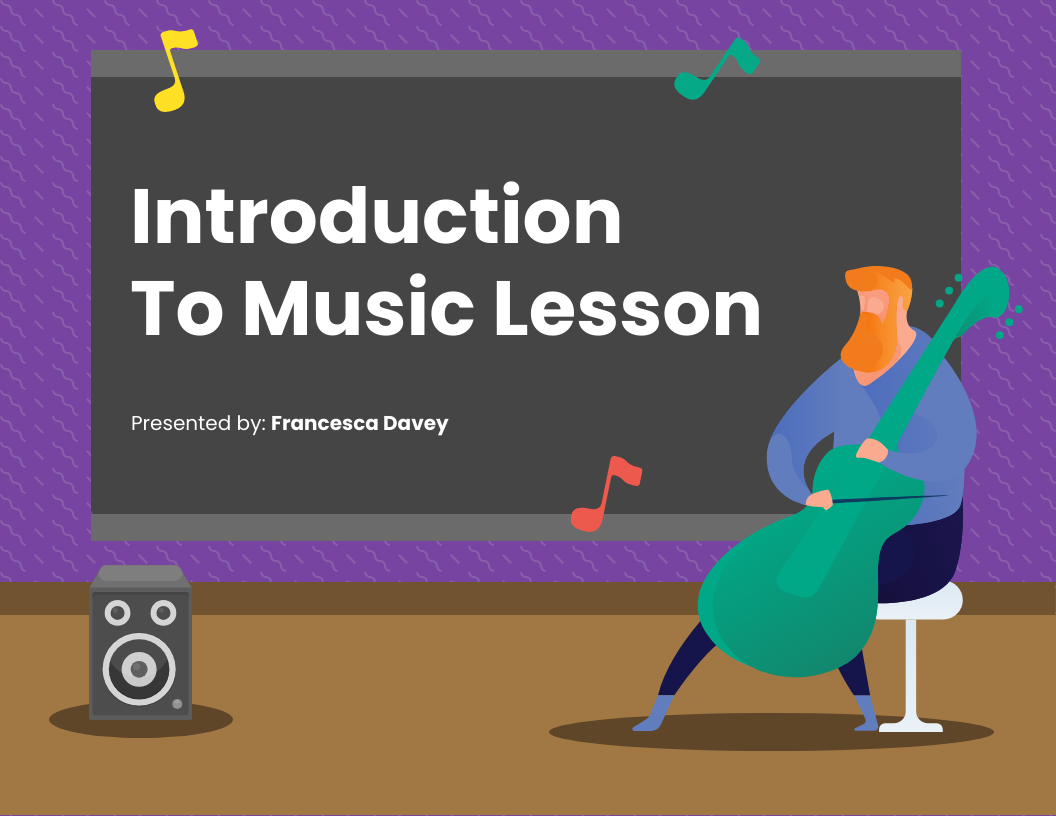 Music Lesson Animated Presentation
