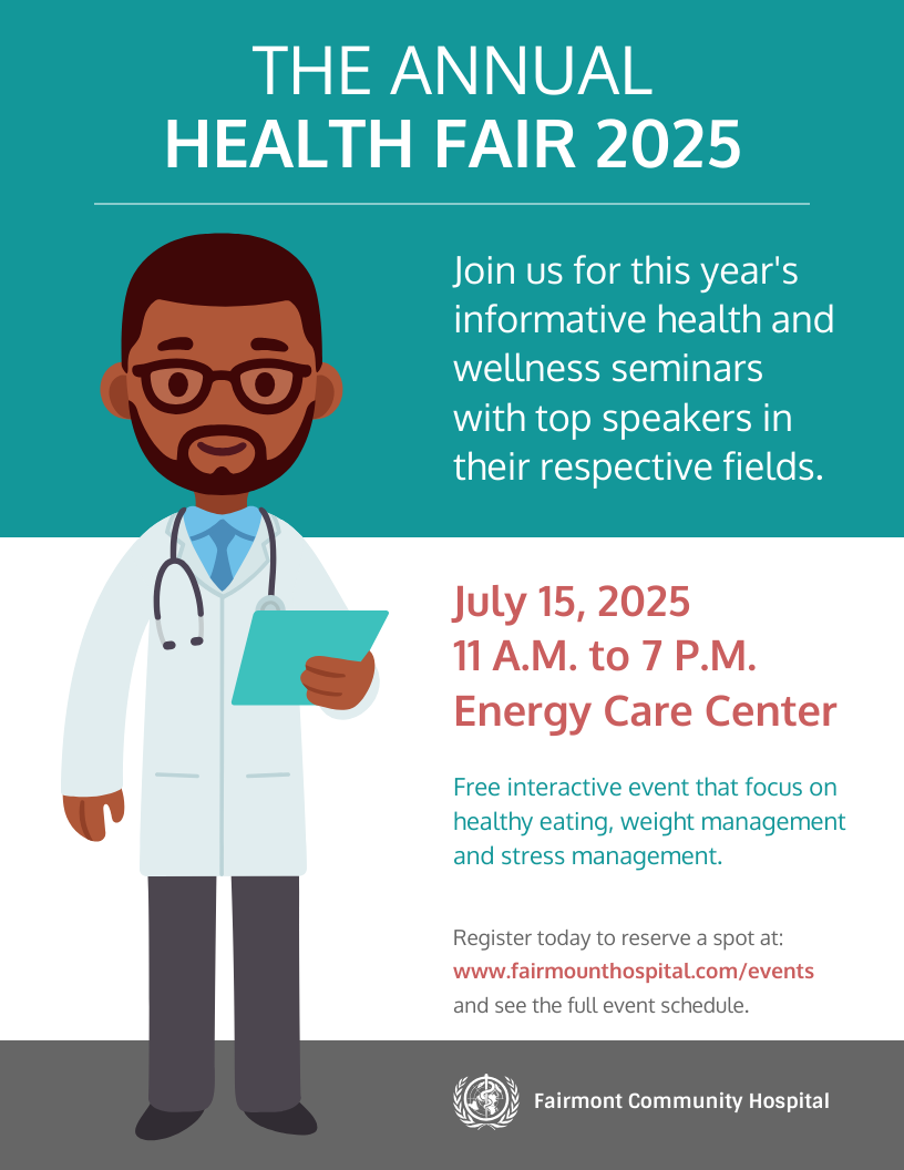 Free Health Fair Flyer Template Database