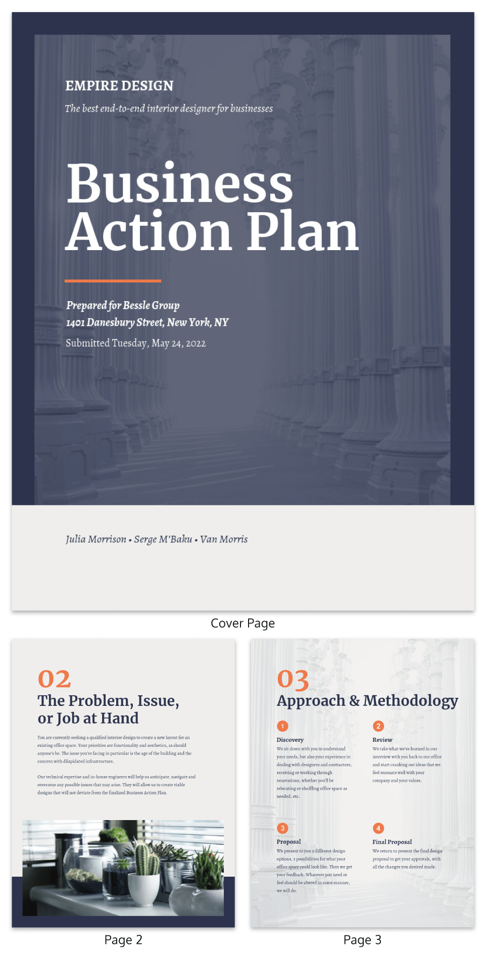 Business Action Plan Template DocTemplates