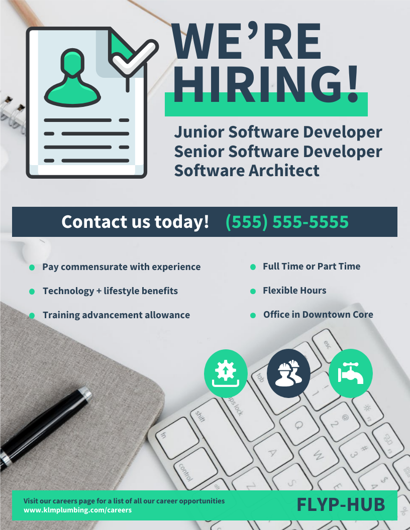 Hiring Flyer Template
